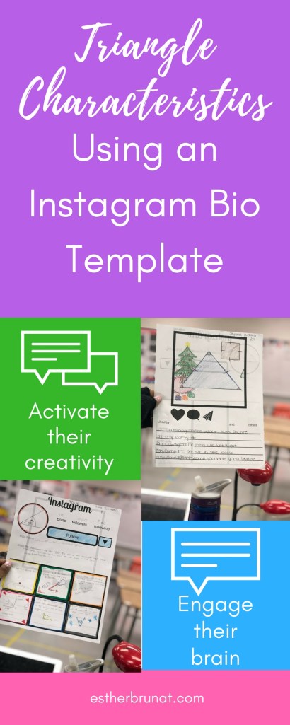 How to use an Instagram Bio Template in Math – Esther Brunat
